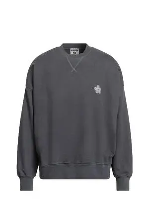 A PAPER KID Cotton French Terry Sweatshirt - Grey