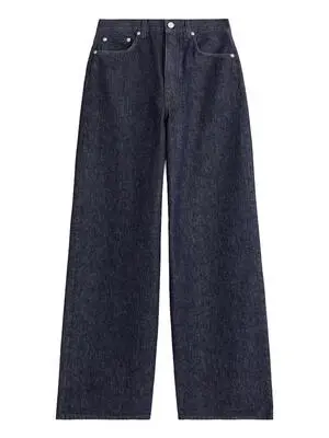 Cos Dial Wide-leg Jeans - Dark Blue