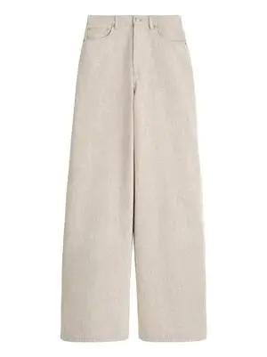 Cos Dial Wide-Leg Jeans Light Beige