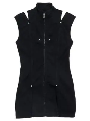 Jean Paul Gaultier Zip-front Sleeveless Dress - Blue