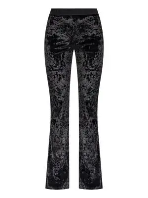Versace Velvet Trousers - Black