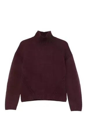 JOSEPH Cashmere High Neck Sweater - Red