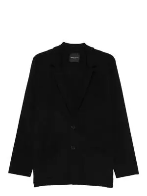ROBERTO COLLINA Buttoned Patch-pocket Cardigan - Black