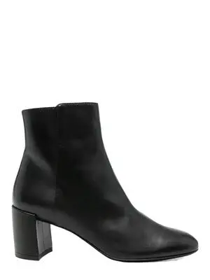 Agl 60mm Block-heel Ankle Boots - Black
