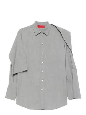 THELATEST Button-front Shirt - Grey