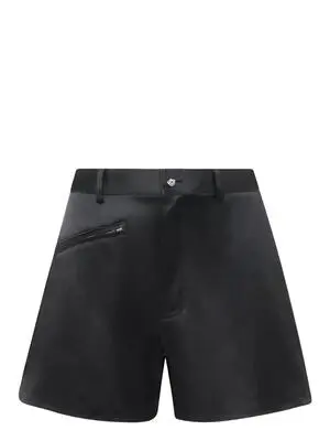 JW Anderson Zip-pocket Tailored Shorts - Black