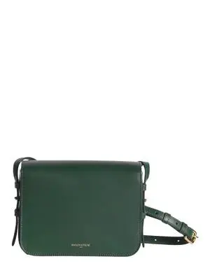 Maison Kitsuné Fox-clasp Leather Crossbody Bag - Green