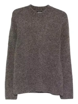 Emporio Armani Wool Crew-neck Sweater - Brown