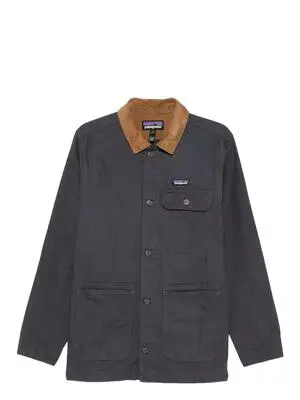 Patagonia Point Reyes Corduroy-collar Button-fastening Jacket - Grey