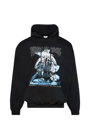 Vetements Graphic-print Hoodie - Black