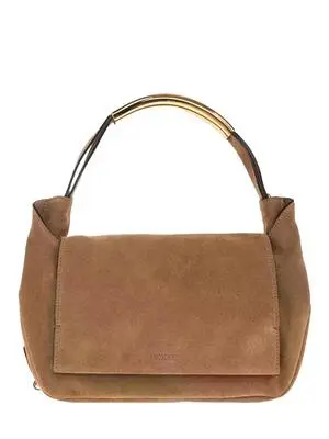 Moschino Suede Tote Bag - Brown