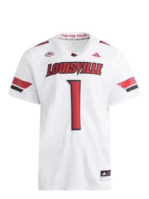 Adidas Louisville Cardinals Premier Away Football Jersey - White