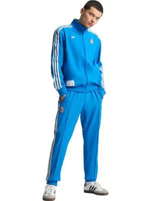Adidas Real Madrid Terrace Icons Track Top - Blue Bird / White