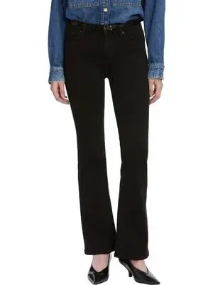 FRAME The Icon Flare Leg Jeans - Black