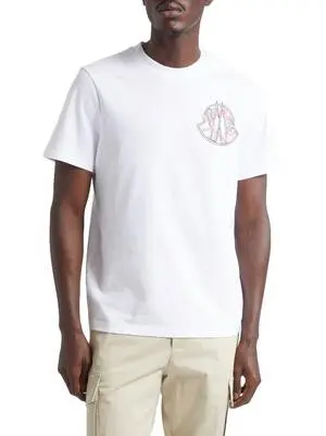 Moncler Logo Graphic T-shirt - Brilliant White