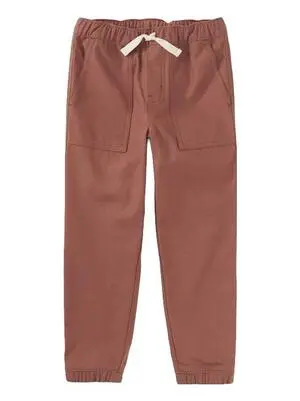 TEA COLLECTION Game On Reverse Twill Joggers Russet