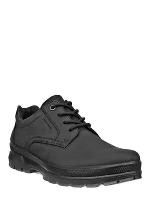 Ecco Track Waterproof Plain Toe Derby - Black