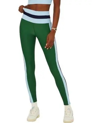 Beach Riot Mariella Colorblock Rib Leggings - Ivy Colorblock
