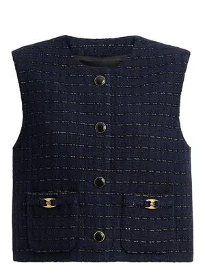 COACH Heritage C Boucle Vest - Navy
