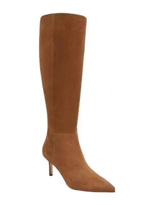 Veronica Beard Lisa 70 Knee High Boot Chestnut