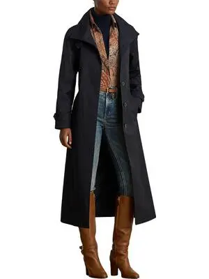 Ralph Lauren Cotton-blend Coat - Dark Navy