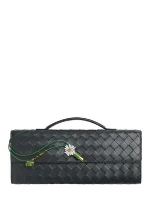 Bottega Veneta Long Andiamo Flower Leather East/West Clutch 2081 Ardois/daisy Flow-mb