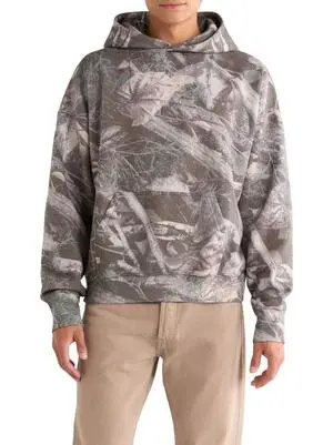 BDG URBAN OUTFITTERS Camo Print Pullover Hoodie - Brown