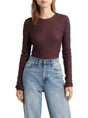 Rag & Bone Ellie Lace Top - Bord