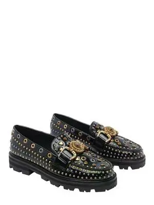 Kurt Geiger Mansion Studded Loafers - Black