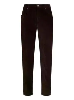 Dolce & Gabbana Velvet Trousers - Brown