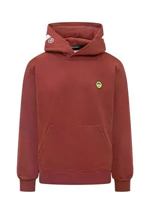 BARROW Reverse-logo Hoodie - Red