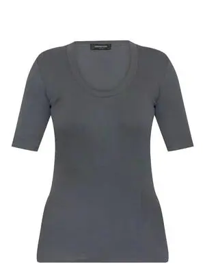FABIANA FILIPPI Short-Sleeve Embellished Top