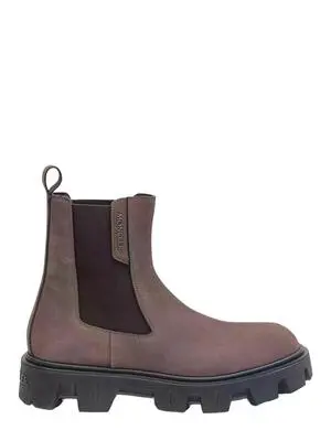 Moncler Peak City Nubuck Boots - Brown
