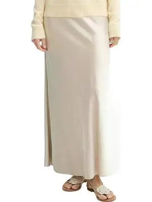 Munthe Bardot Bias-cut Maxi Skirt - Neutrals