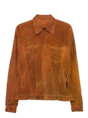 GIORGIO BRATO Leather Jacket - Brown