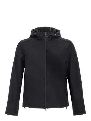 COLMAR Drawstring-hood Zip-up Jacket - Black