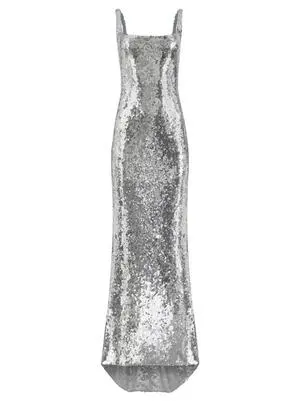 16Arlington Electra Sequin Gown - Silver