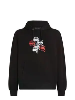 Karl Lagerfeld Ikon Hoodie - Black