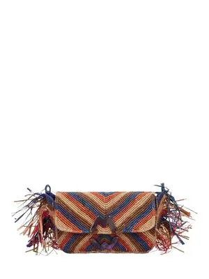MADE FOR A WOMAN Chevron-Pattern Cross-Body Bag