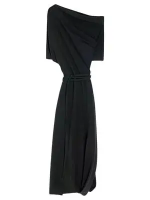LEMAIRE Twisted Hem Dress - Black