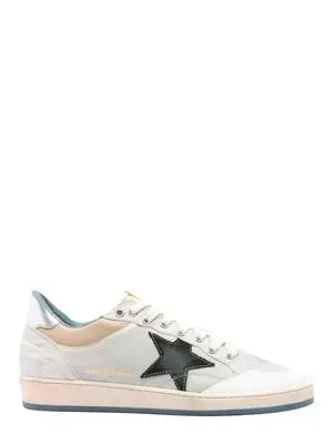 GOLDEN GOOSE Ball Star Leather Sneakers Grey