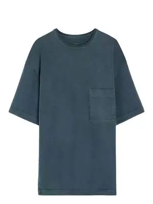 LEMAIRE Chest-pocket Short-sleeve T-shirt - Blue