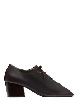 LEMAIRE Souris Leather Lace-up Derby Shoes - Brown
