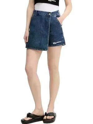 Karl Lagerfeld Denim Skorts - Blue