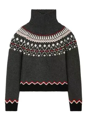 ALANUI Fair Isle Turtleneck Sweater