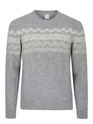 Eleventy Crew-neck Sweater - Grey