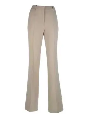 Ermanno Scervino Pleated-front Straight Trousers - Neutrals