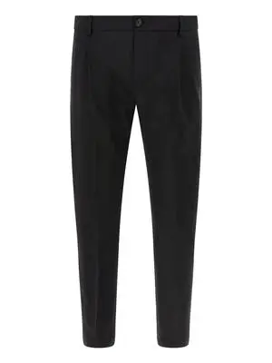 DEPARTMENT 5 Pleated Wool-blend Trousers - Black