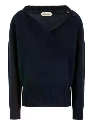 Alberta Ferretti V-neck Cashmere Sweater - Blue