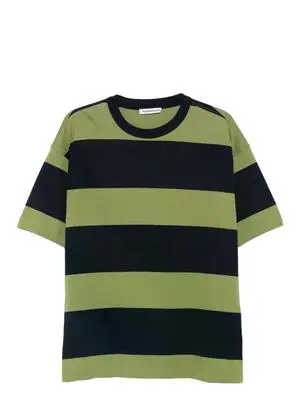 You Must Create Striped Short-sleeve T-shirt - Green